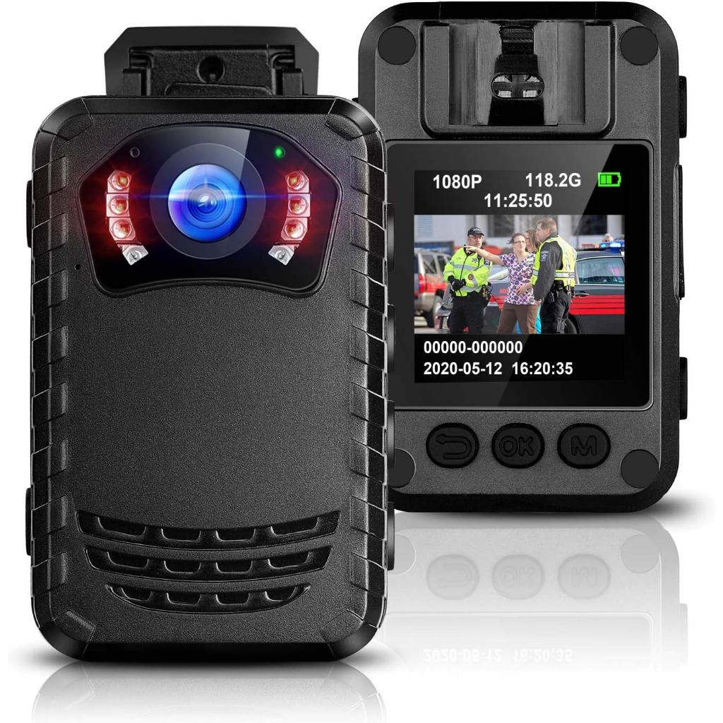 BOBLOV N9 Mini Body Camera, Full HD 1296P Body Mounted Camera ...