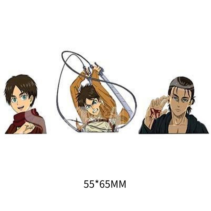 Anime Attack on Titan 3D Motion Phone Stickers AOT 3D Lenticular ...