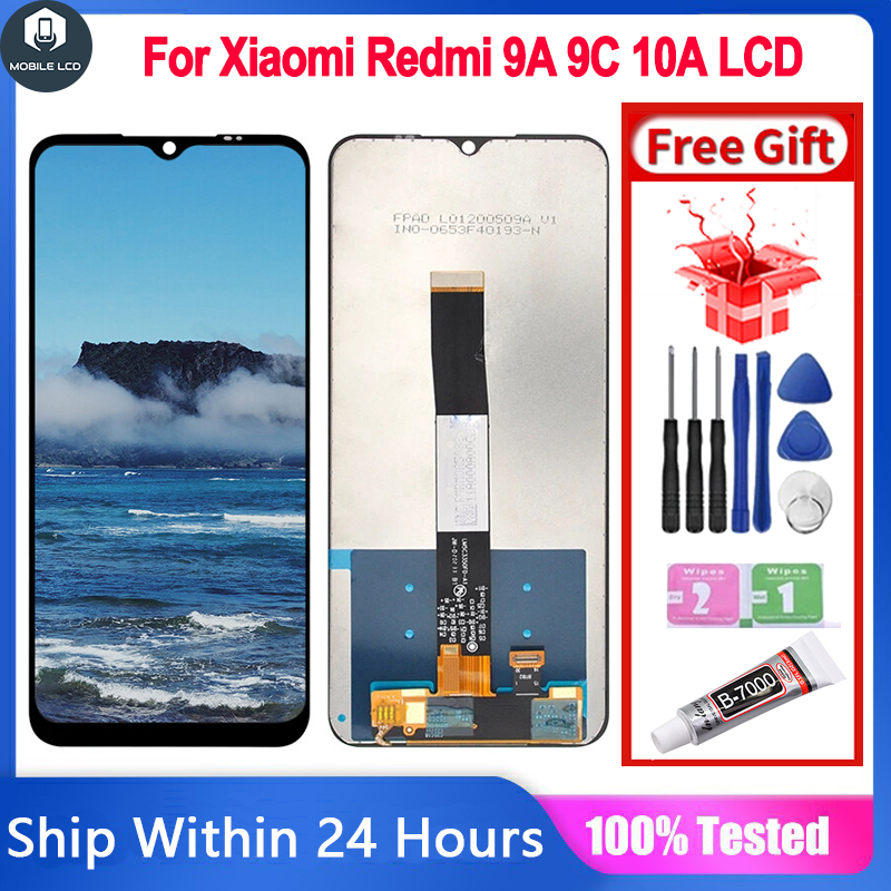 100% Tested Original LCD For Xiaomi Redmi 9A 9C 10A LCD Display Touch ...