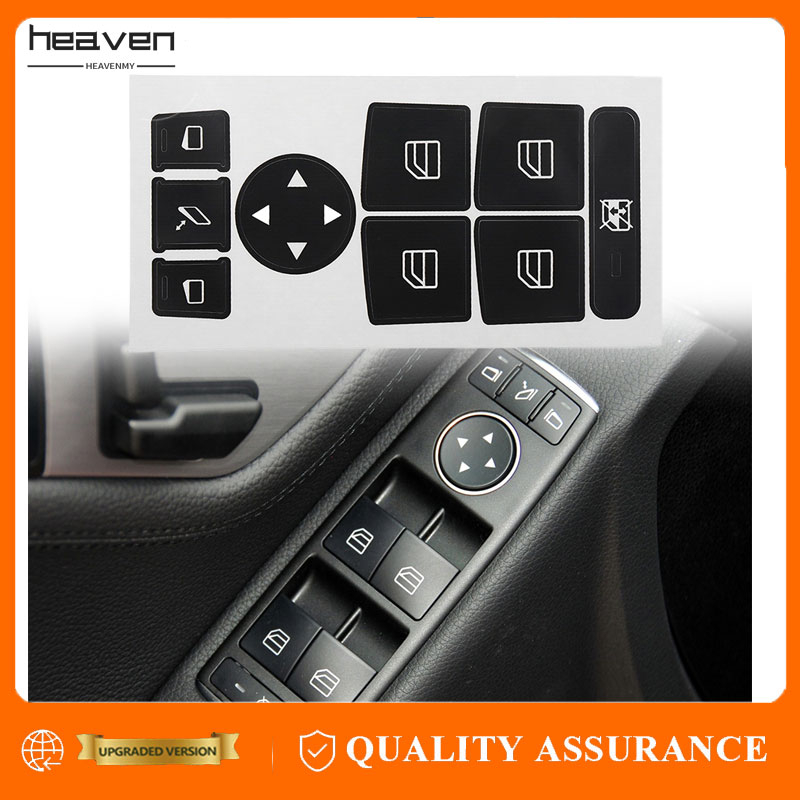 Switch Knob Repair Sticker For Mercedes-Benz W204 C300 1xsticker button ...