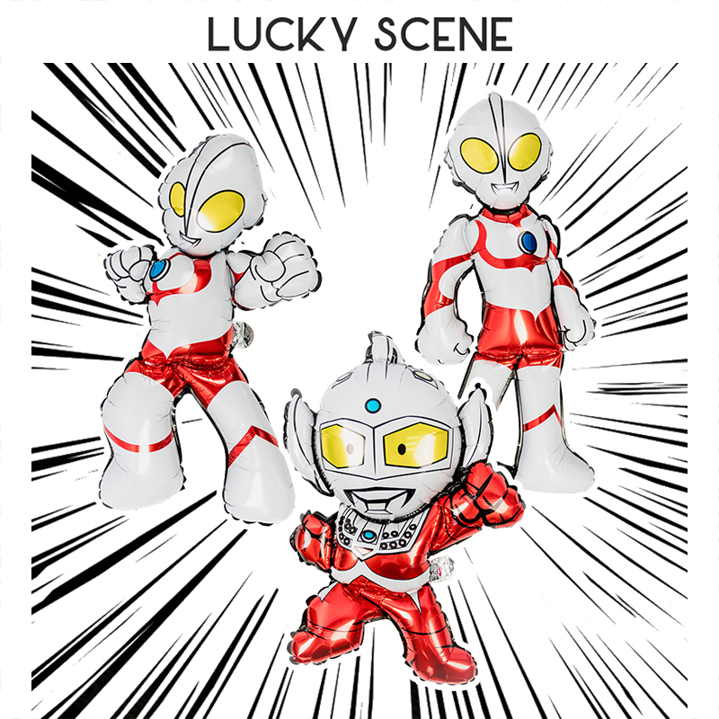 Cartoon Ultraman Aluminum Film Balloon Boxing Standing Ultraman ...