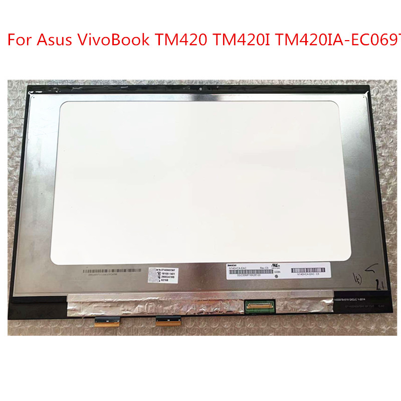 For ASUS VivoBook Flip TM420 TP420 TP420UA TM420I TM420IA TM420UA Series LCD Display Touch ...
