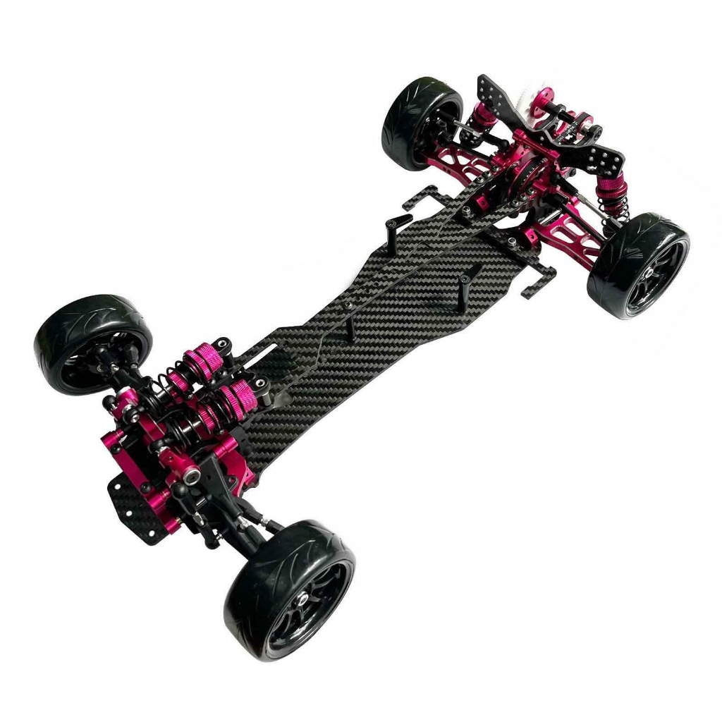 Alloy & Carbon Fiber Chassis Sakura D5S Frame Kit Remodel Belt Drive 1 ...
