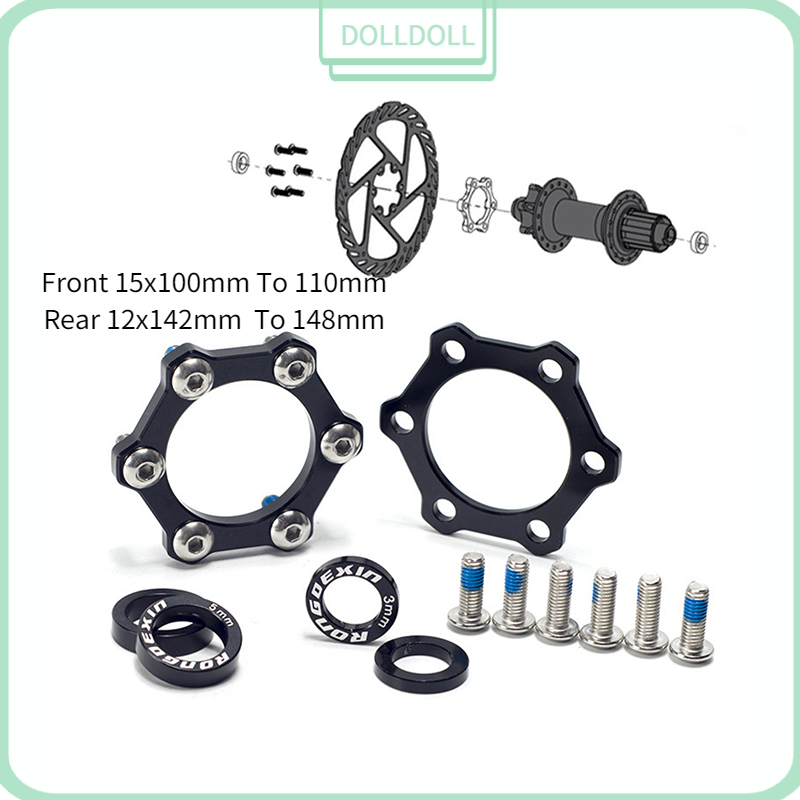 Cycling Boost Hub Adapter Conversion Kit Thru Axle 12*142-148MM 15* 100 ...