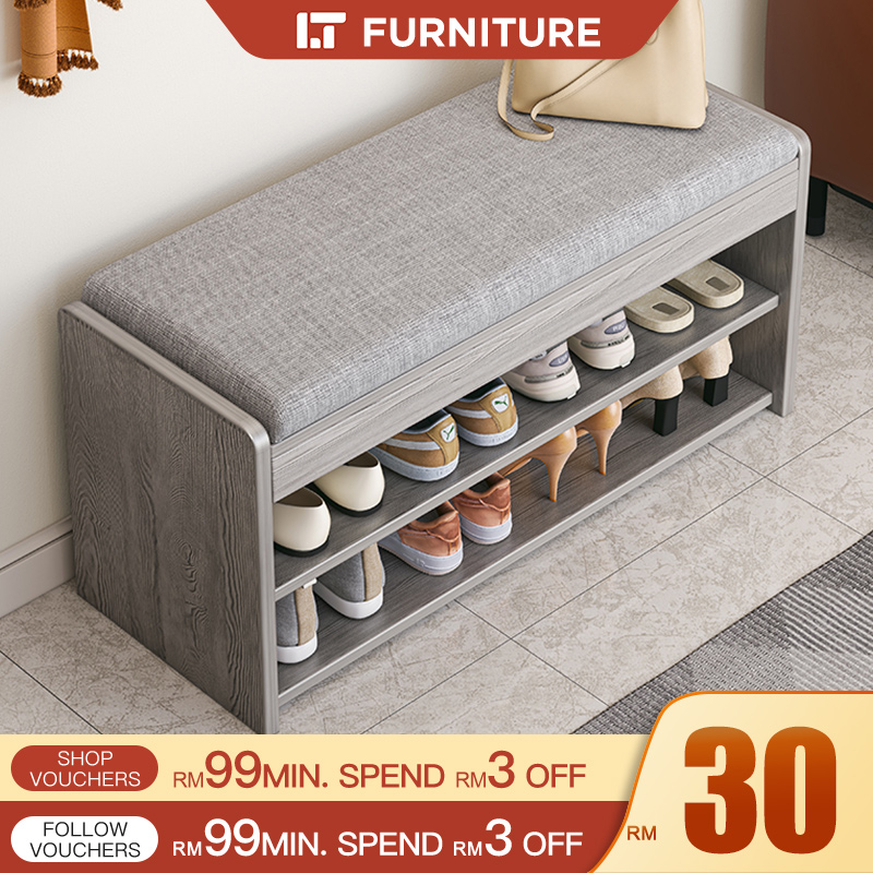 Shoe Cabinet with Cushion Sofa Shoe Rack Modern Shoes Storage Cabinet ...