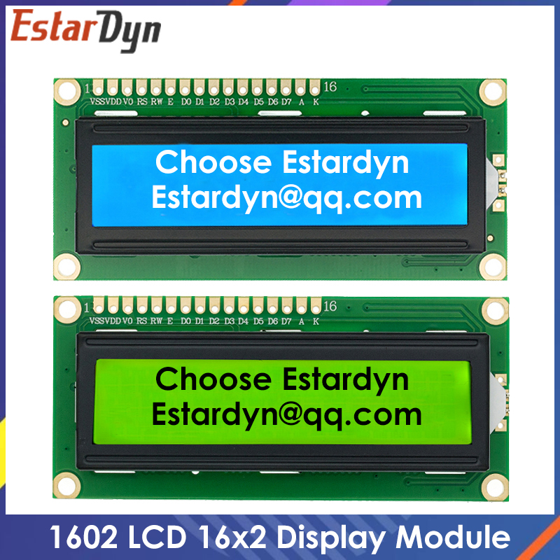 LCD1602 1602 Module Green Screen 16x2 Character LCD Display Module.1602 5V Green Screen And ...