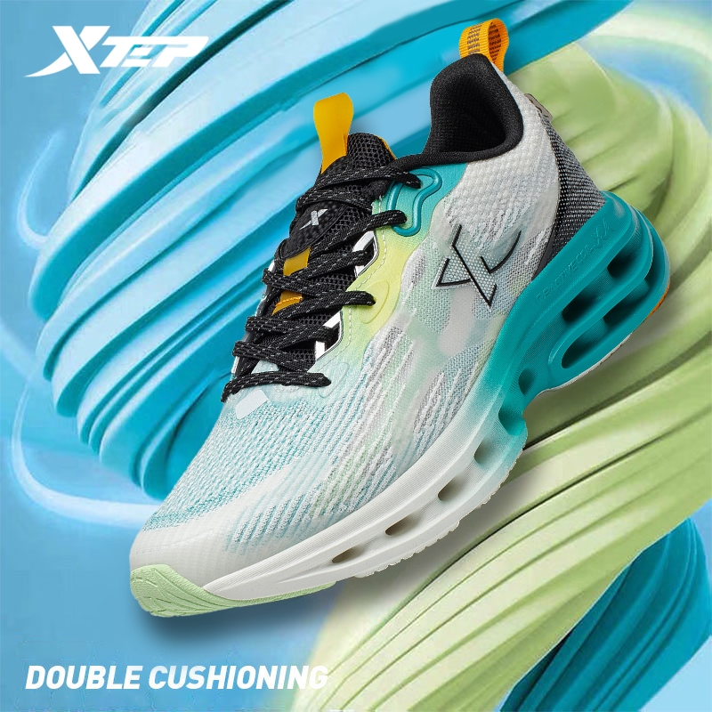 XTEP Dynamic Foam Men Running Shoes Lightweight Shock-Absorbing Casual ...