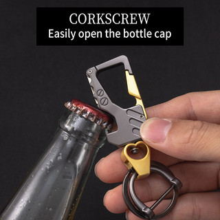 Multifunction Heavy Duty Keychain with (1 Key Ring and 1 D-ring ...