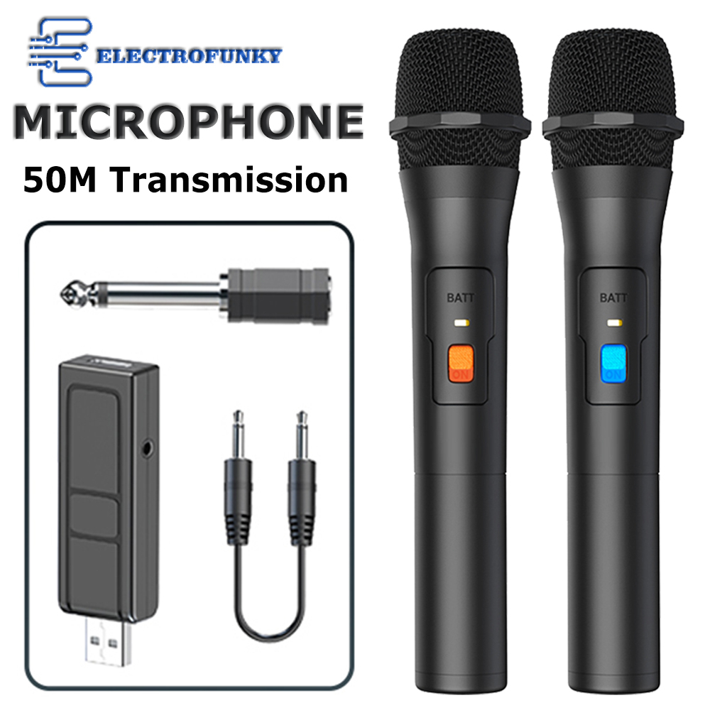 Wireless VHF Dynamic Microphone Professional Handheld Microphones MIC ...