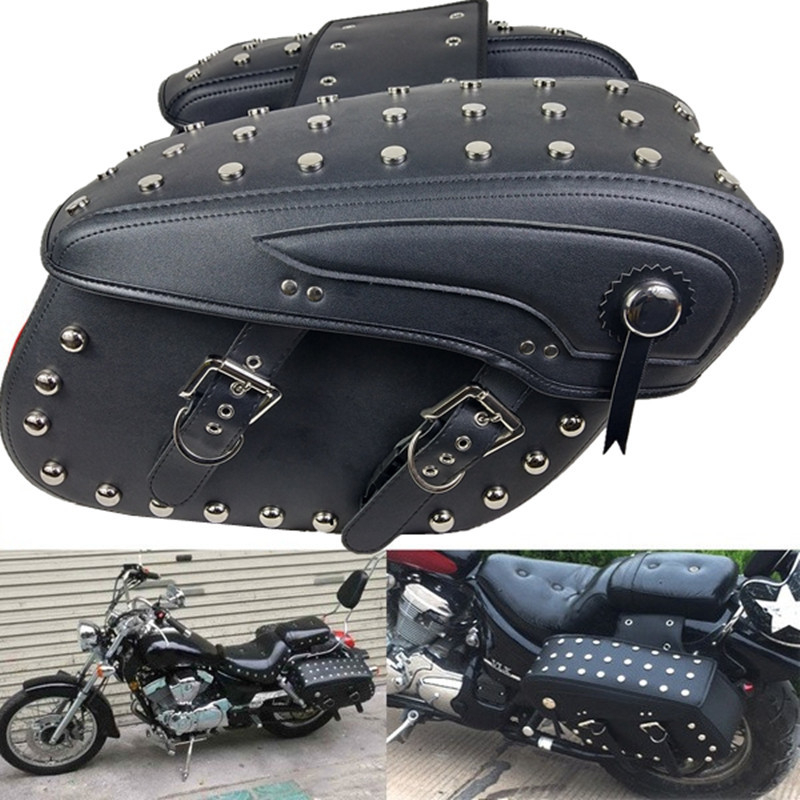 Motorcycle side bag Harley Cruise Prince modified side bag side box ...