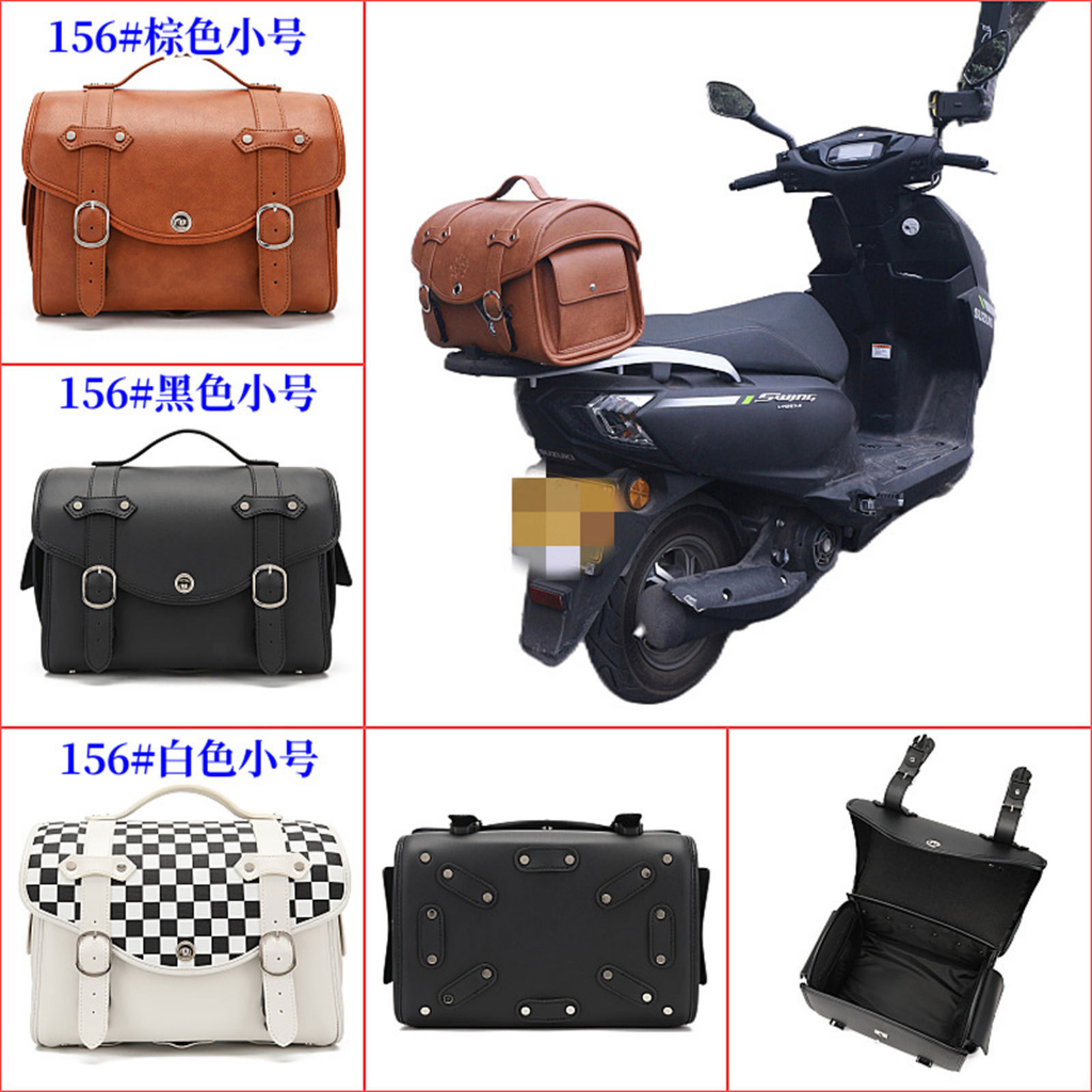 Vintage motorcycle oversized tail bag Hanging bag Waterproof riding ...