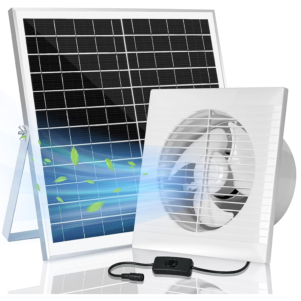 Solar exhaust fan professional version, solar panel+8inch high-speed ...