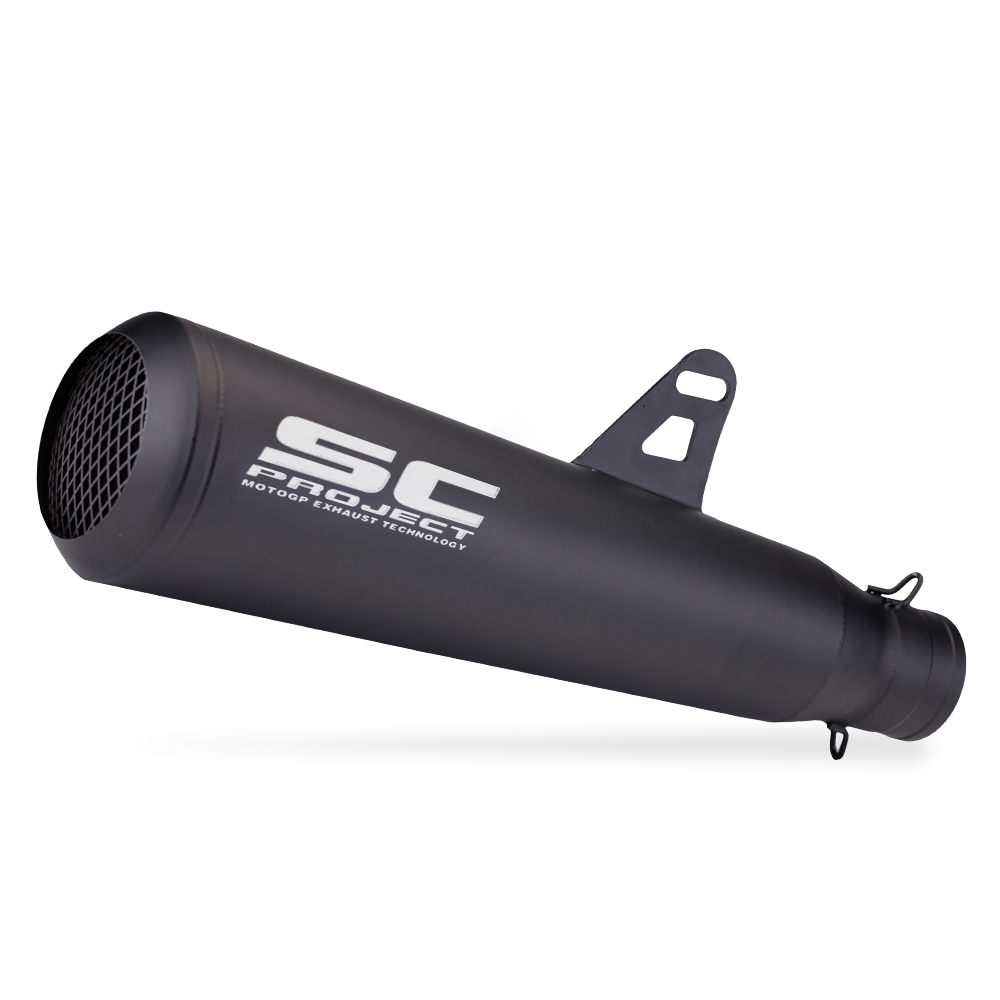 sc project black retro exhaust muffler | Shopee Malaysia
