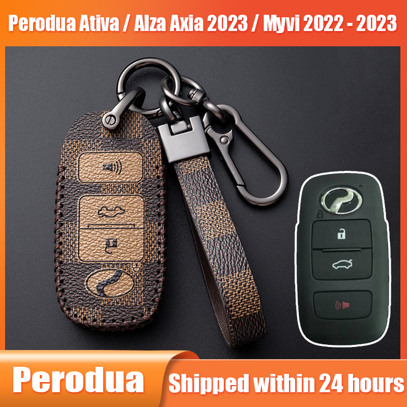 For Perodua Alza Axia 2023 / Myvi 2022 - 2023 / Ativa Car Key Cover ...