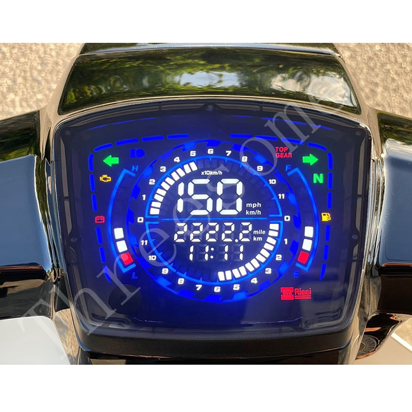 For HONDA EX5 HIPOWER/EX5 DREAM Astrea prima/star LCD Digital Meter ...