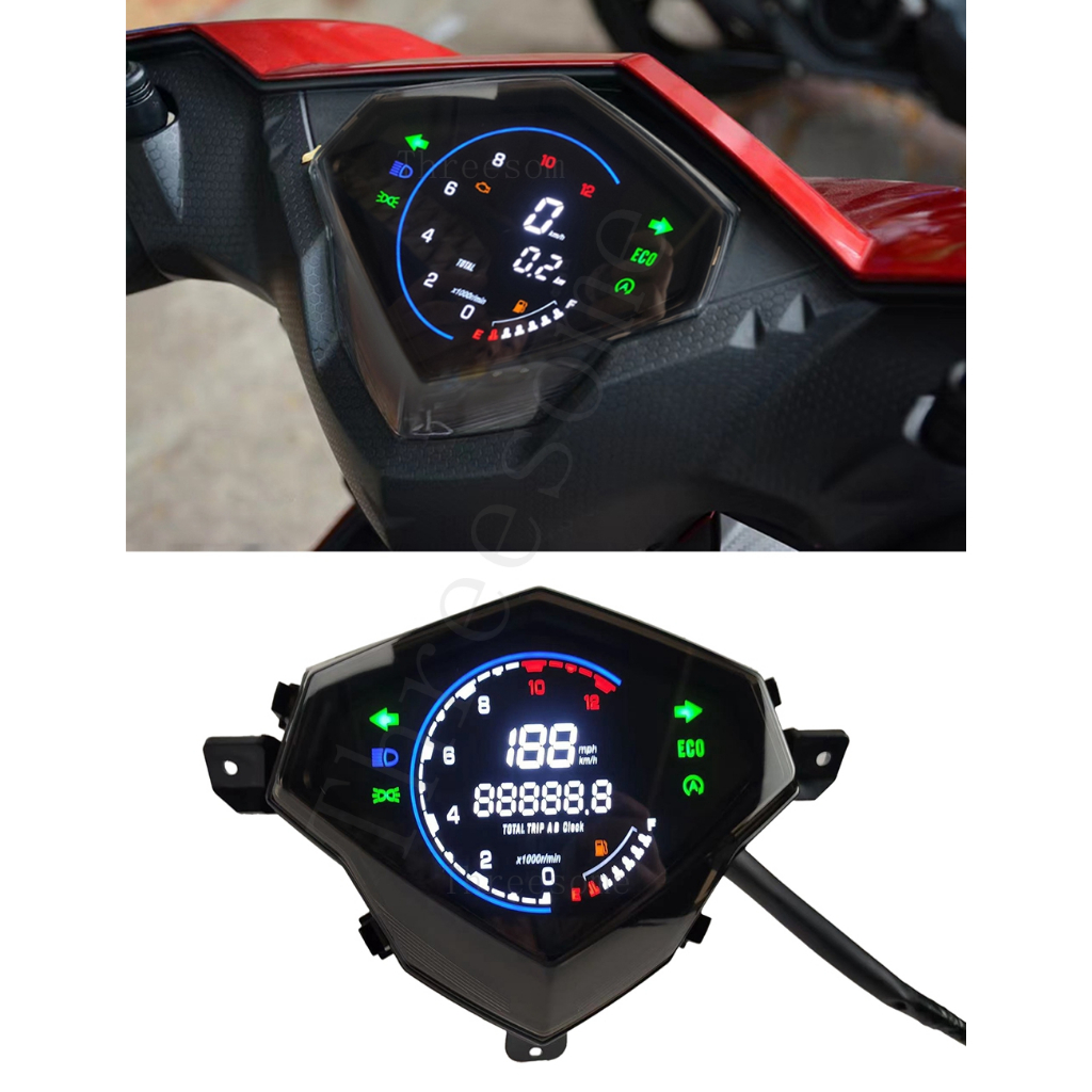 100% plug and play For Yamaha Solariz DIGITAL METER Ego Solariz 125 MIO ...