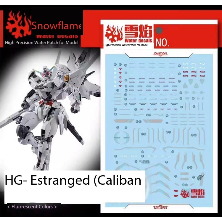 XUEYAN TWFM HG 77 Calibarn water slide decal | Shopee Malaysia