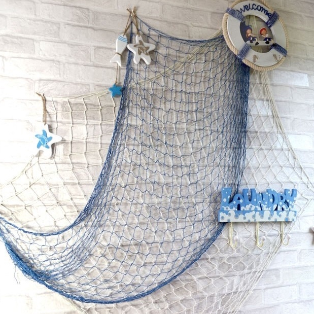 100*200cm Mediterranean Decorative Nautical Fishing Net Beach Party ...