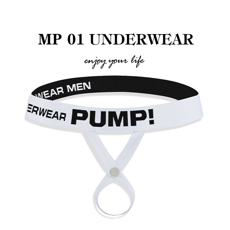 PUMP Popular Cotton Underwear Men Thong Men's lingerie G String Men Pouch Underwear Cueca MP01 ...