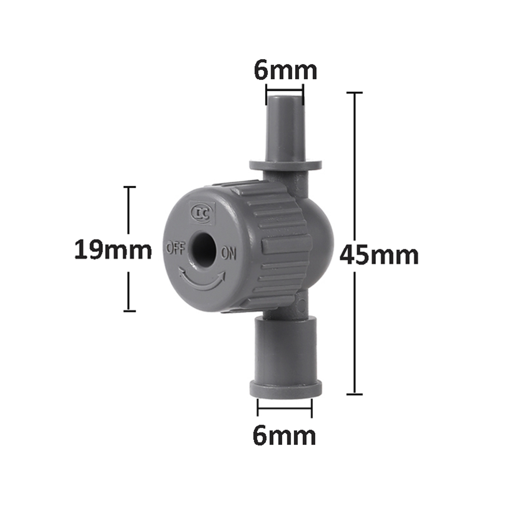 10Pcs Flow-adjustable Valves Mini Waterstop Connector 1/4" Pipe Shut ...