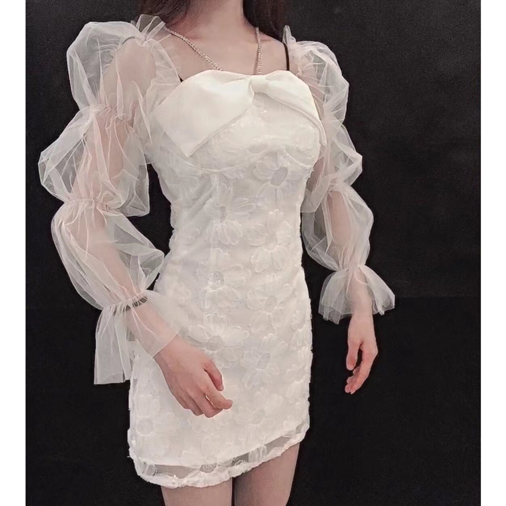Elegant Long Detachable Sleeve Puff For Ball Gown Wedding Accessories ...
