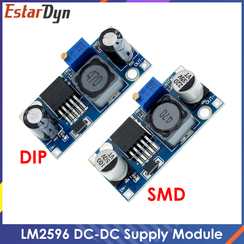 LM2596 Power Converter Step Down Module LM2596S DC-DC 1.5V-35V Adjustable Step Down power Supply ...