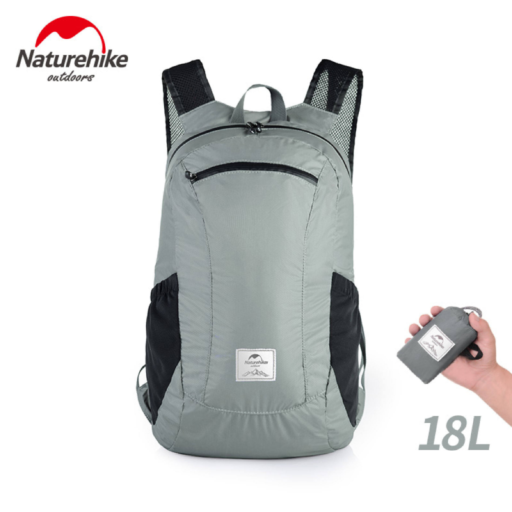 Naturehike Waterproof Foldable Nylon Backpack 18 Liters | Shopee Malaysia