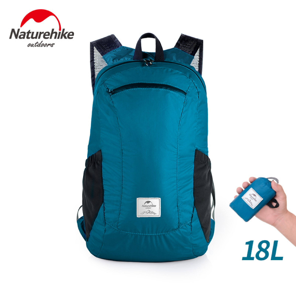 Naturehike Waterproof Foldable Nylon Backpack 18 Liters | Shopee Malaysia