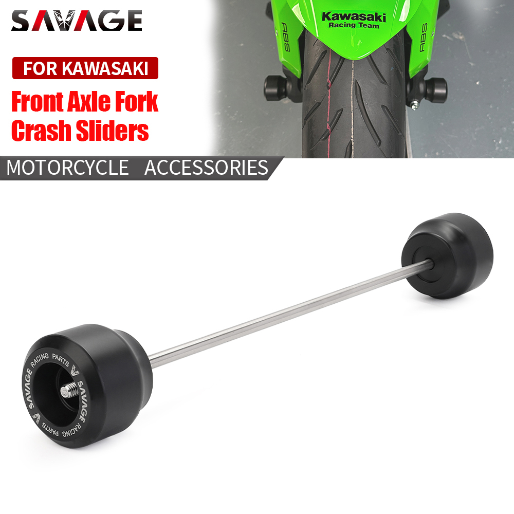Front Axle Fork Crash Sliders For KAWASAKI Z 650 RS Z750S Z800 Z 900 RS ...