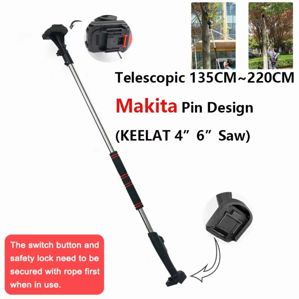 6 Inch cordless chainsaw mesin potong kayu gergaji elektrik bateri ...