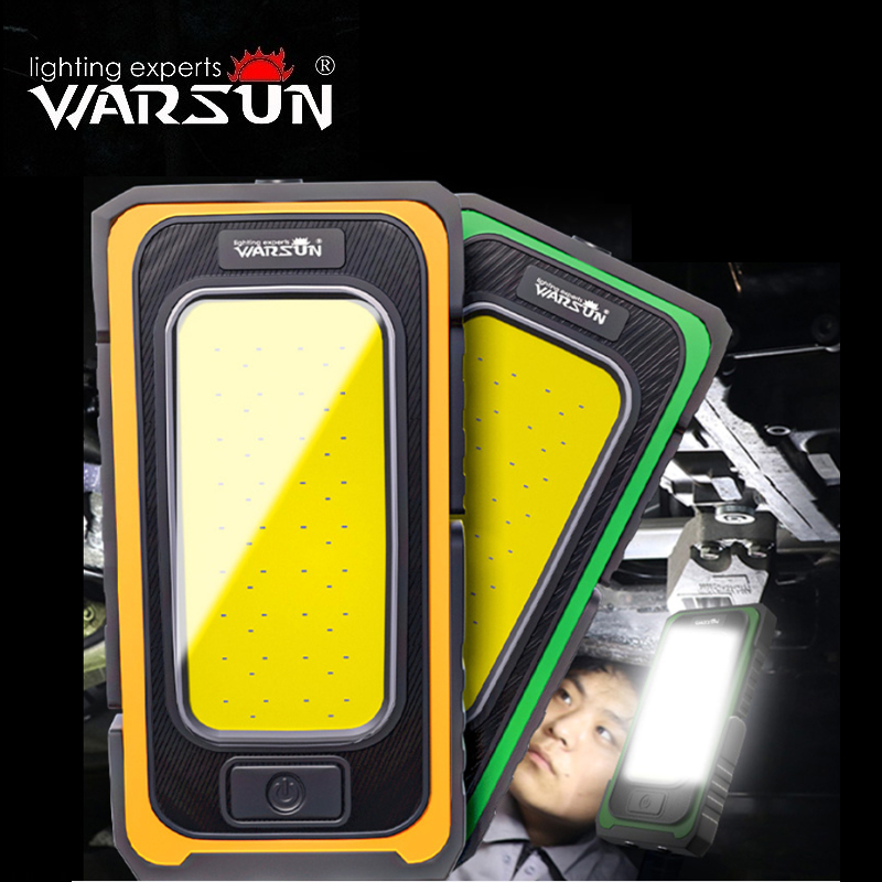 WARSUN Y40 Led Work Light 1500 Lumens Rechargeable Flashlight for ...