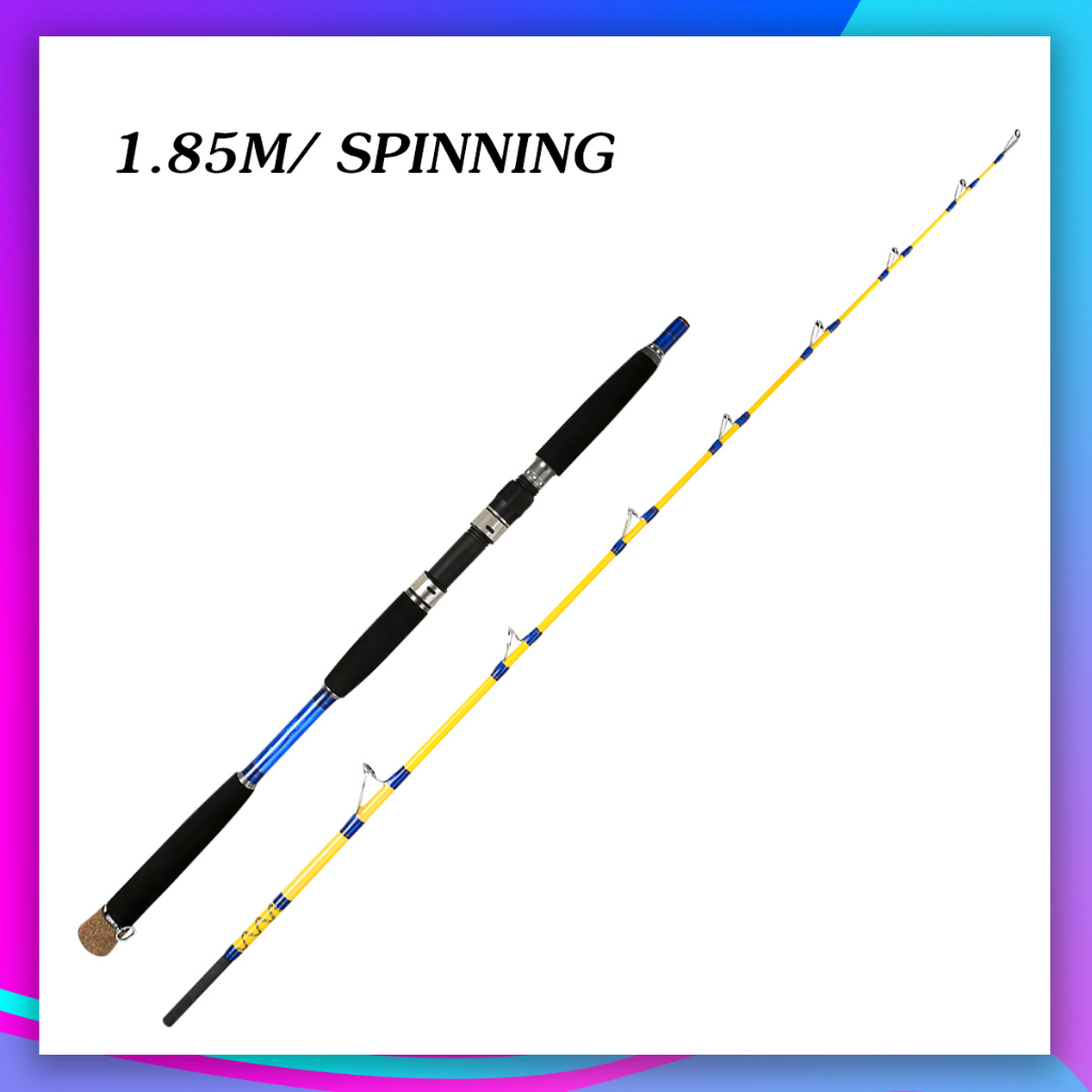 Old Captain 1.6M/1.7M /1.85M【50-350g/15-40lb】Solid Rod tip Heavy ...