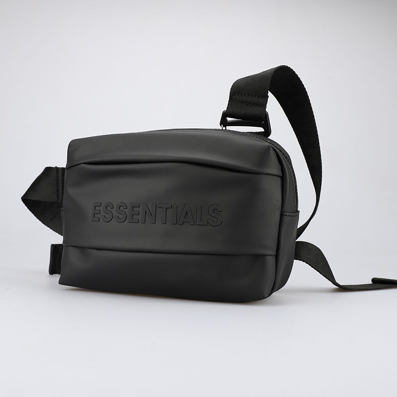 ESSENTIALS shoulder bag leather casual fashion chest bag FOG ...