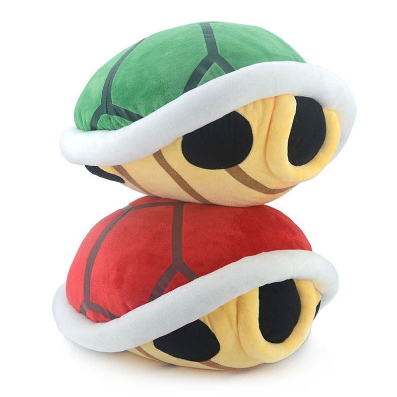 35cm Super Mario Bros. Koopa Troopa Green Red Turtle Shell Plush Toys ...