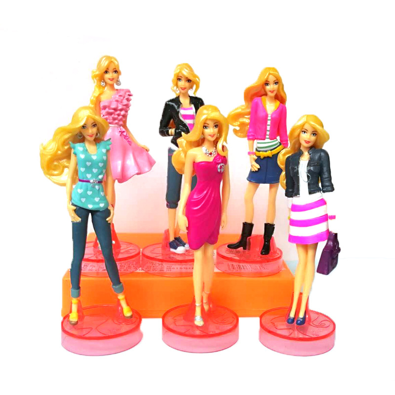 6Pcs/Set 12cm Ruth Handle Barbie Doll Princess Playscale Barbie ...