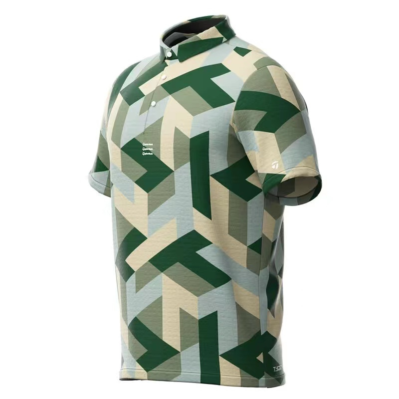 Taylormade Taylormade Golf Clothing Men's Lapel Casual Outdoor Half ...