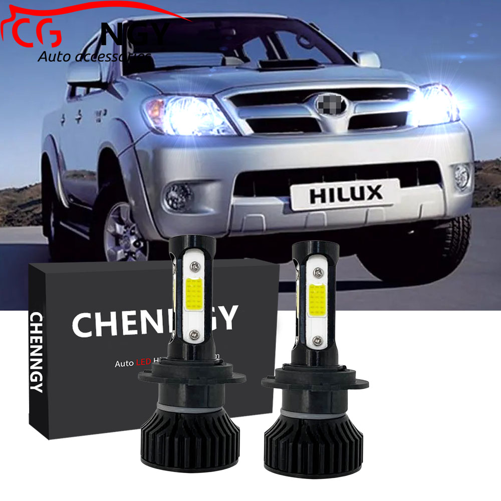 For Toyota Hilux Vigo/ Revo 2005 2006 to 2017 (Head Lamp) - V4 6000K ...