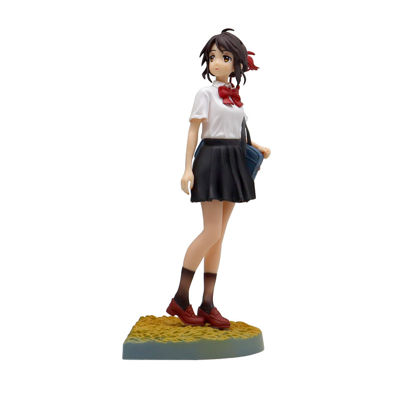 21cm Miyamizu Mitsuha Anime Figure Movie Your Name Tachibana Taki PVC ...