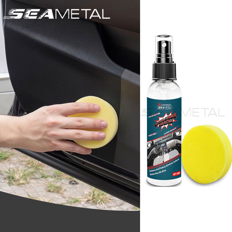 SEAMETAL 120ML Car Plastic Restore Agent Plastic Restorer Plastic Trim ...