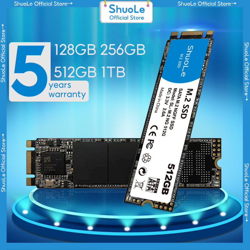 ShuoLe SATA III M.2 SSD NGFF Solid State Drives 2280 M.2 128GB / 256GB ...