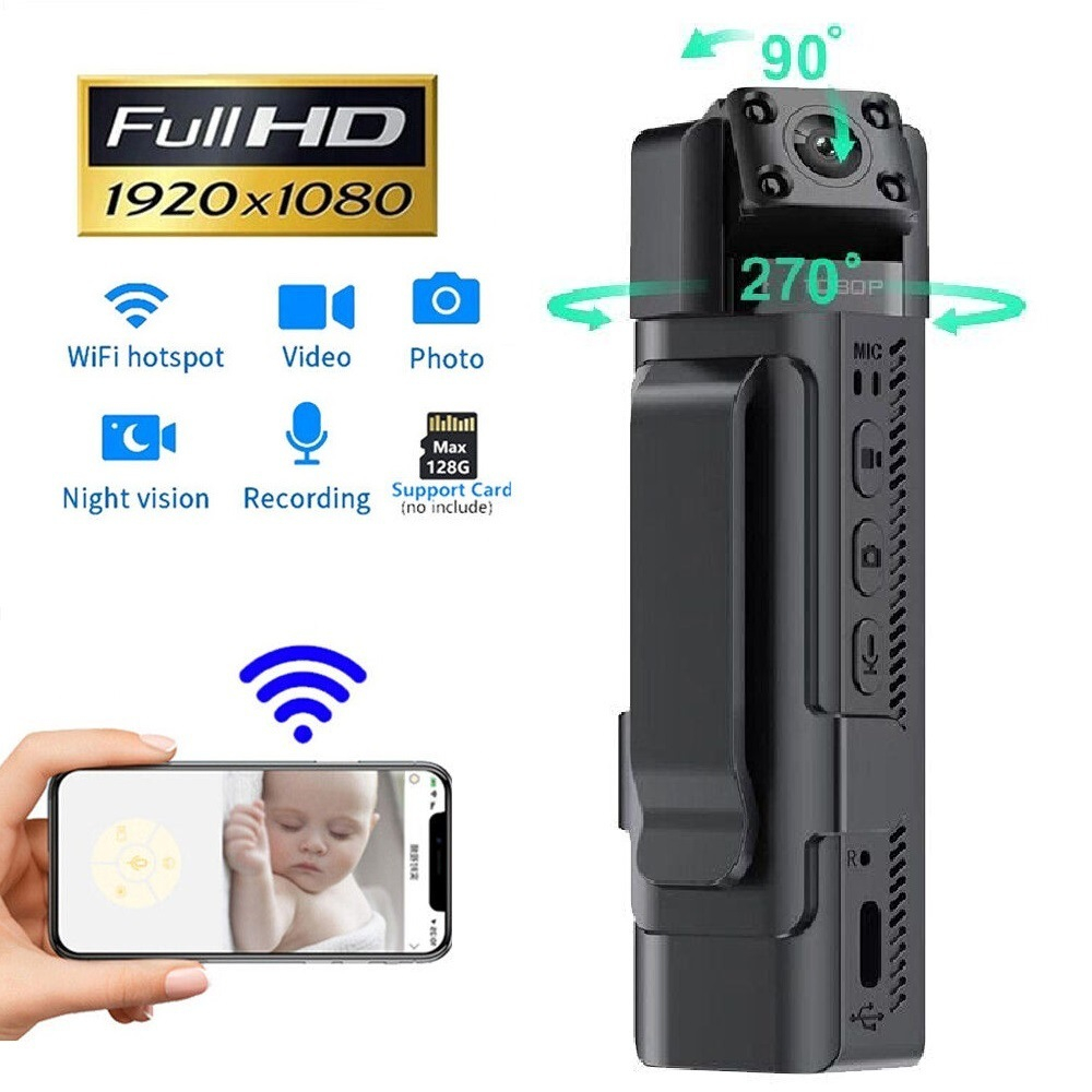Digital Full HD 1080P Sports DV With night Vision Mini Camera WiFi ...