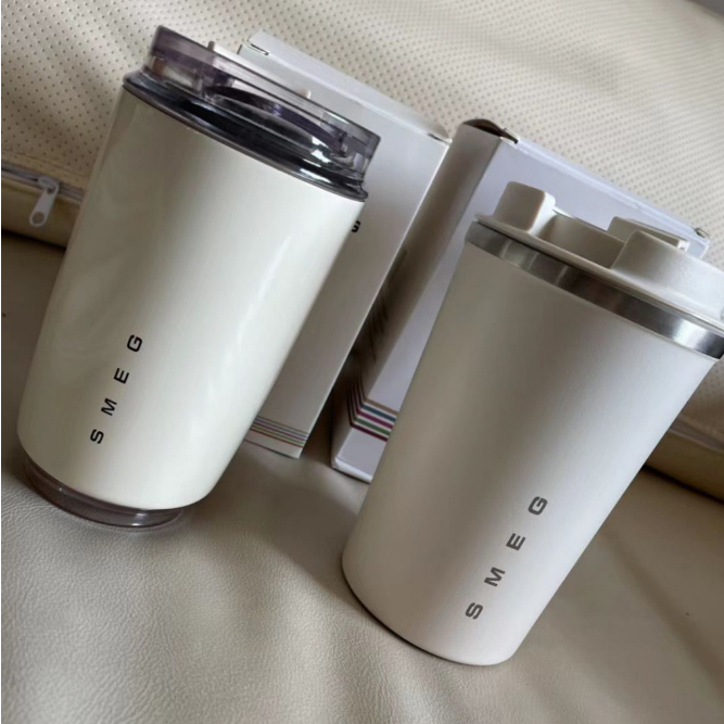 ☆original☆ Smeg Smeg Thermos Smeg Tumbler Cream Milk White Portable