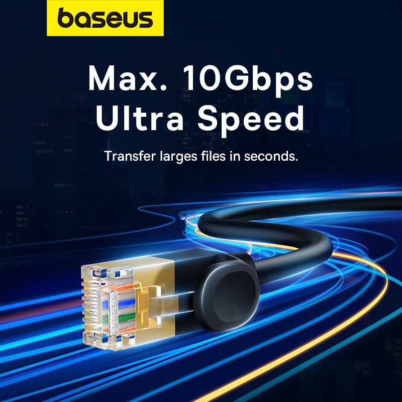 Baseus High Speed CAT7 10Gbps 32AWG Ethernet RJ45 Cable Cluster ...