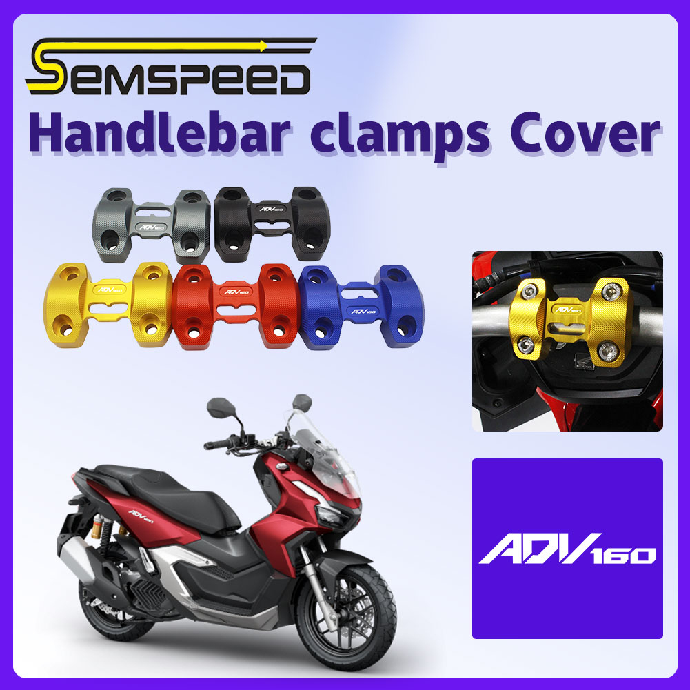 【SEMSPEED】For Honda ADV 160 2022-2024 w\ Logo ADV160 Handlebar Riser ...
