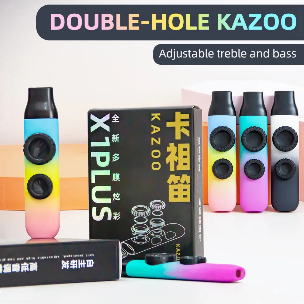 Double Hole Kazoo Professional Playing ABS Kazoo Easy to Use Niche ...