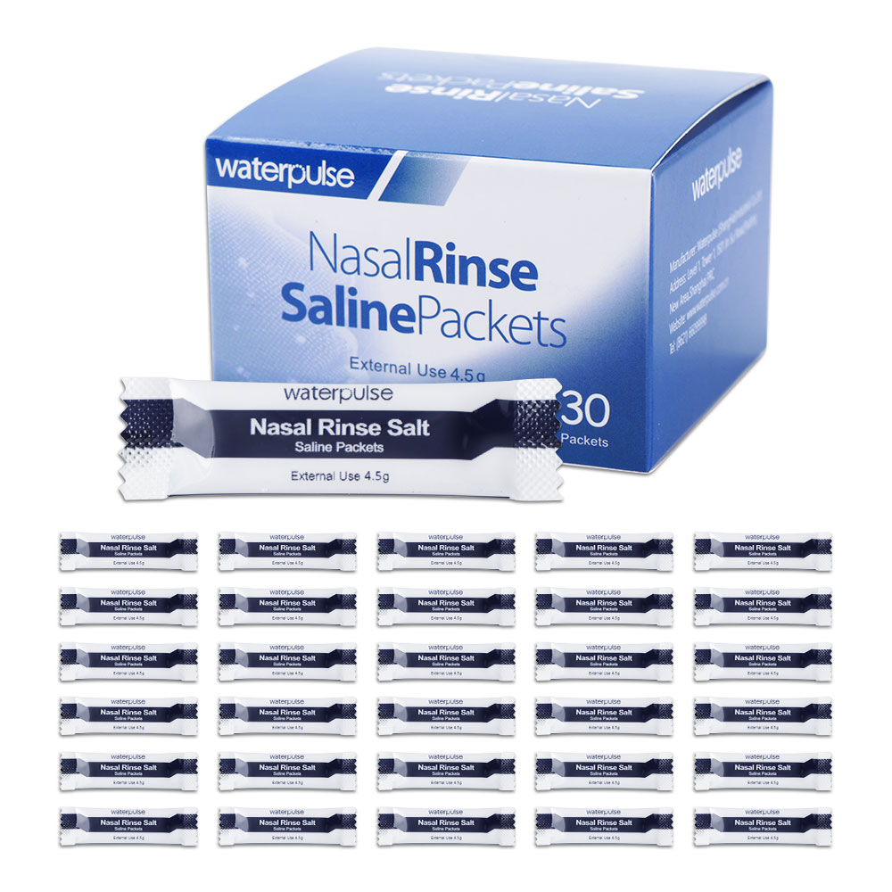 Salorie 30bags Nose Cleaner Salt 2.7/4.5g Nasal Wash Salt for Allergies ...