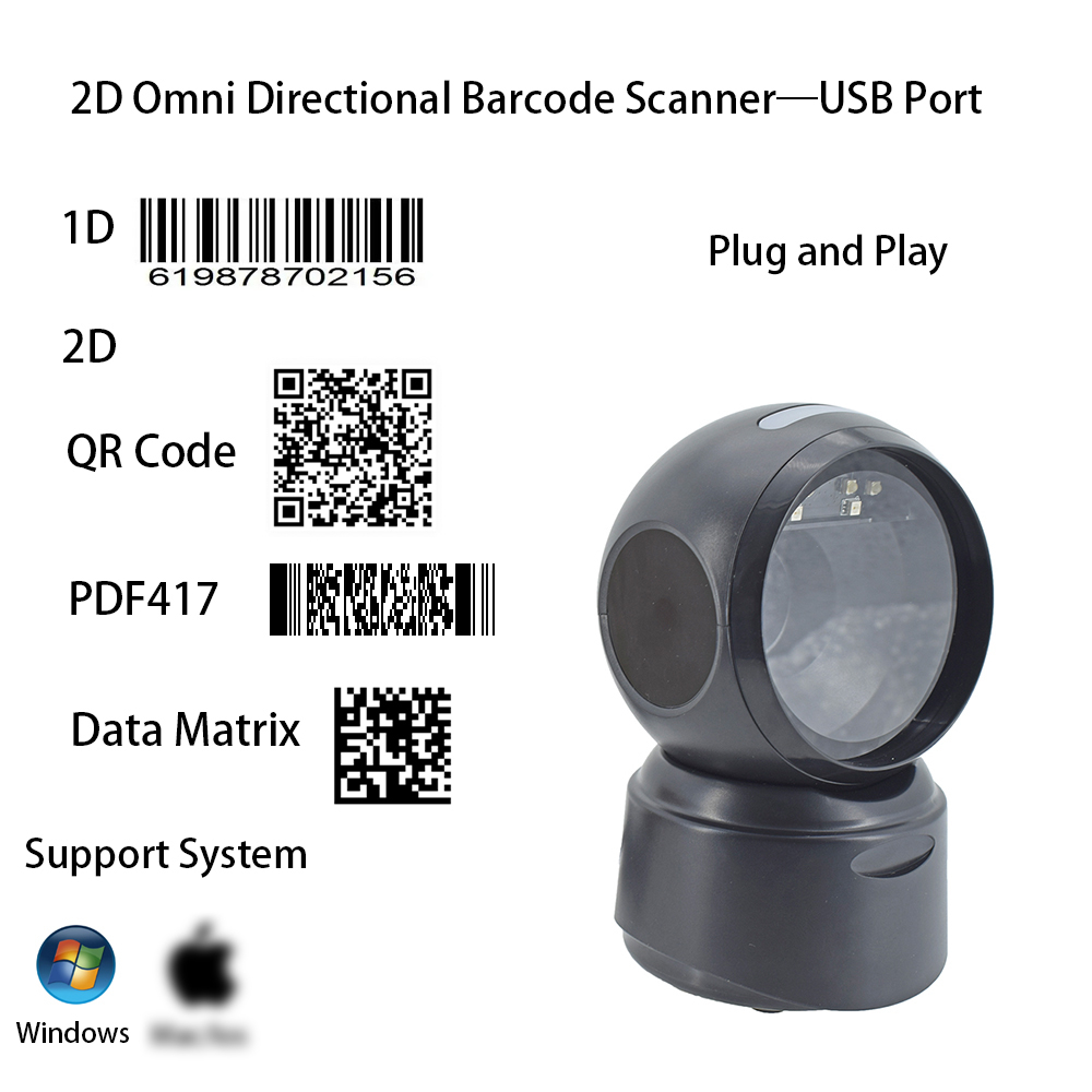 High Speed Platform 1d 2d Barcode Scanner Omni direction QR code ...