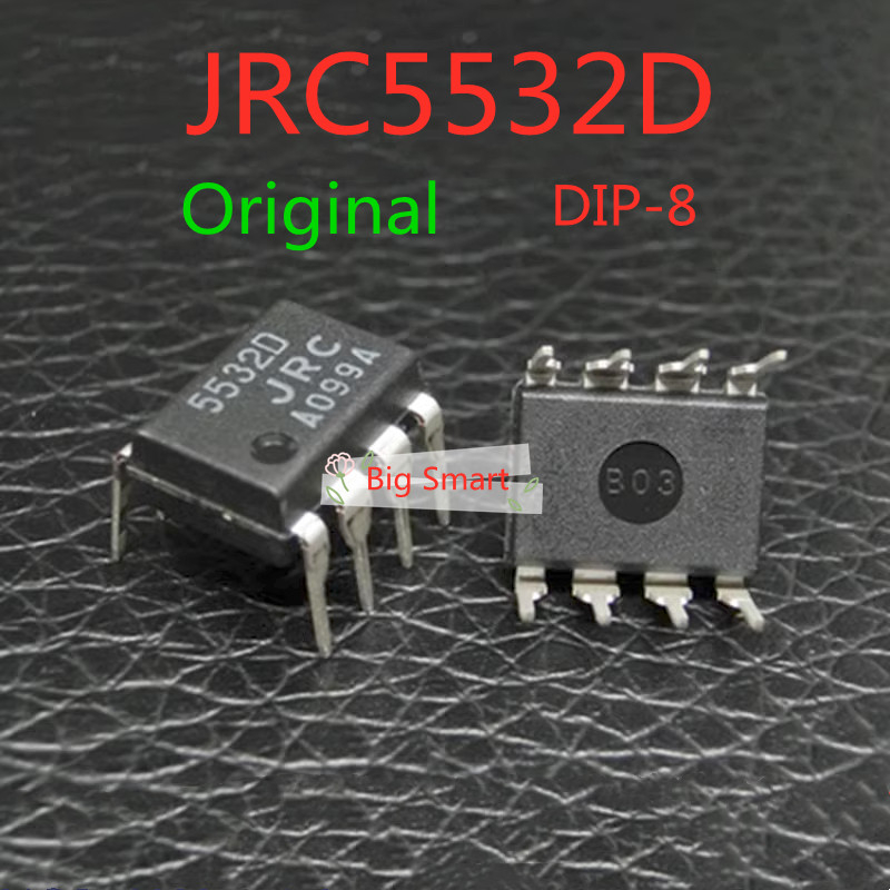 5pcs JRC5532D DIP-8 NJM5532D original low noise dual operational amplifier | Shopee Malaysia