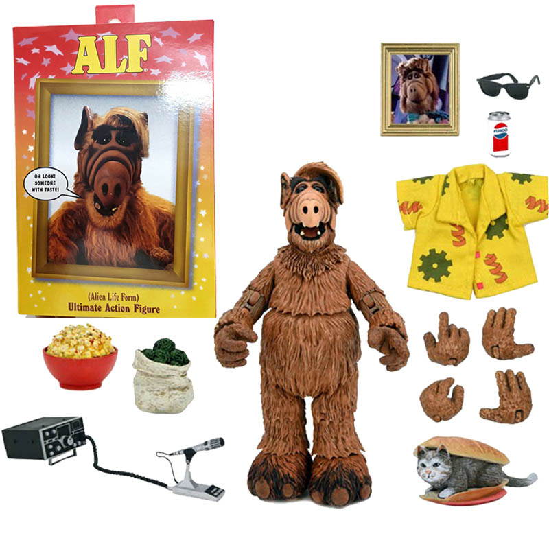 NECA Alf Ultimate Alien Life Form 7" Action Figure 1:12 Scale In Stock ...