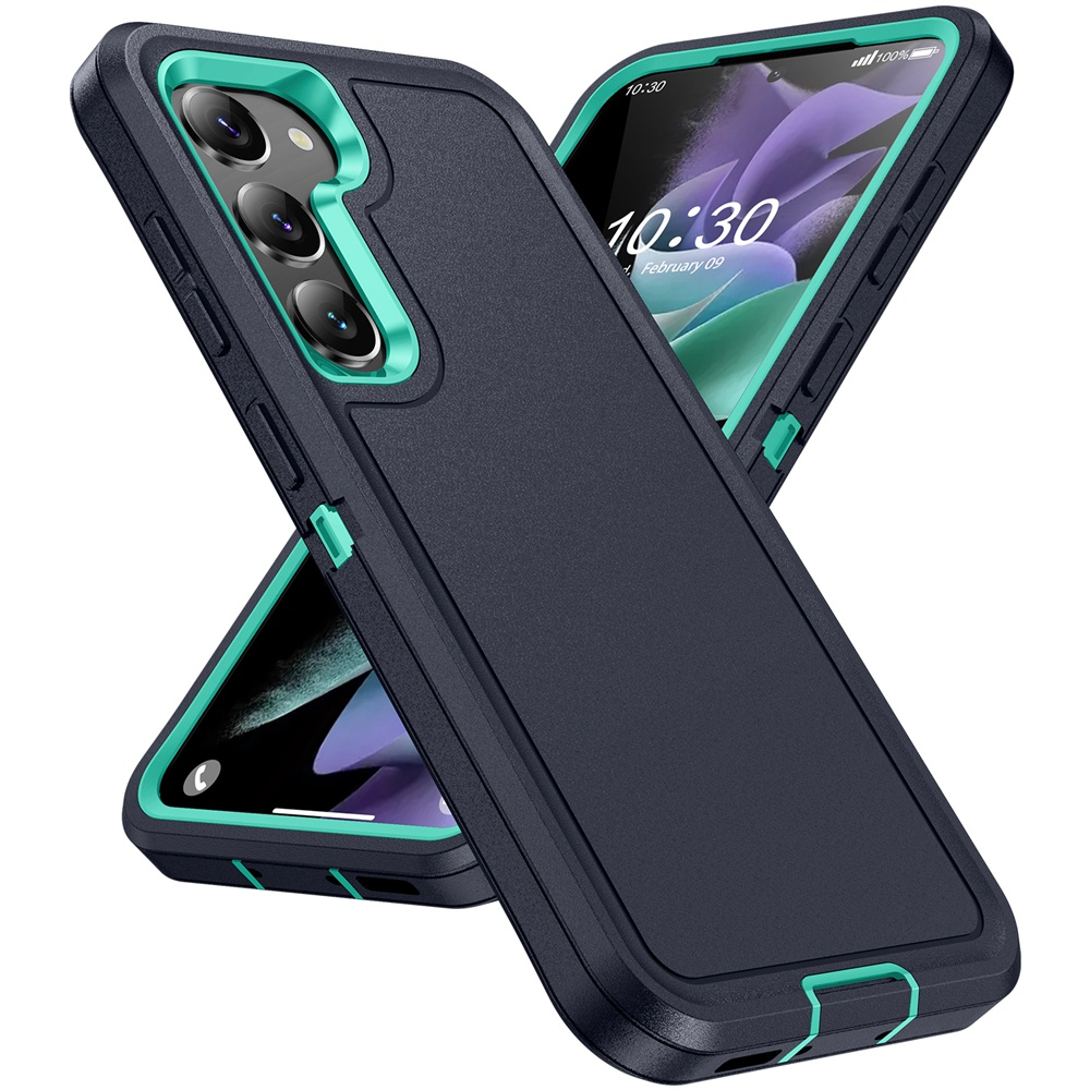 3 in 1 Combo Dual Layer Amor Case For Samsung Galaxy S24 S23 S22 Ultra ...
